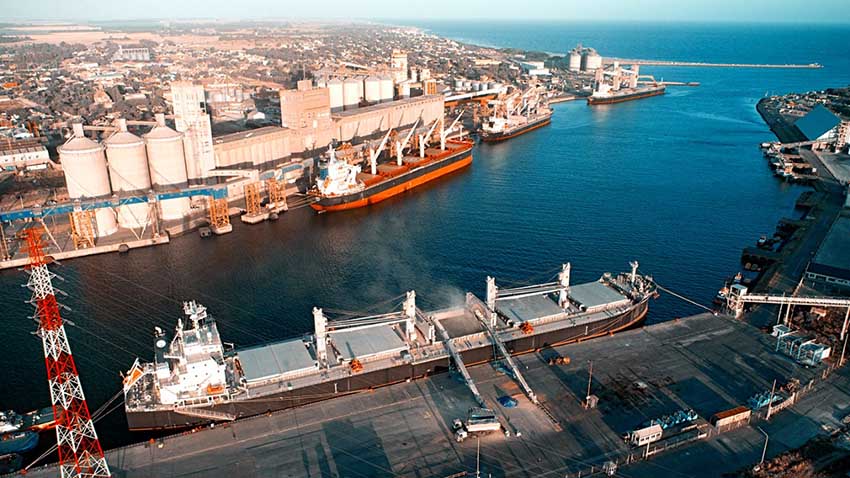 Record histórico de Puerto Quequén