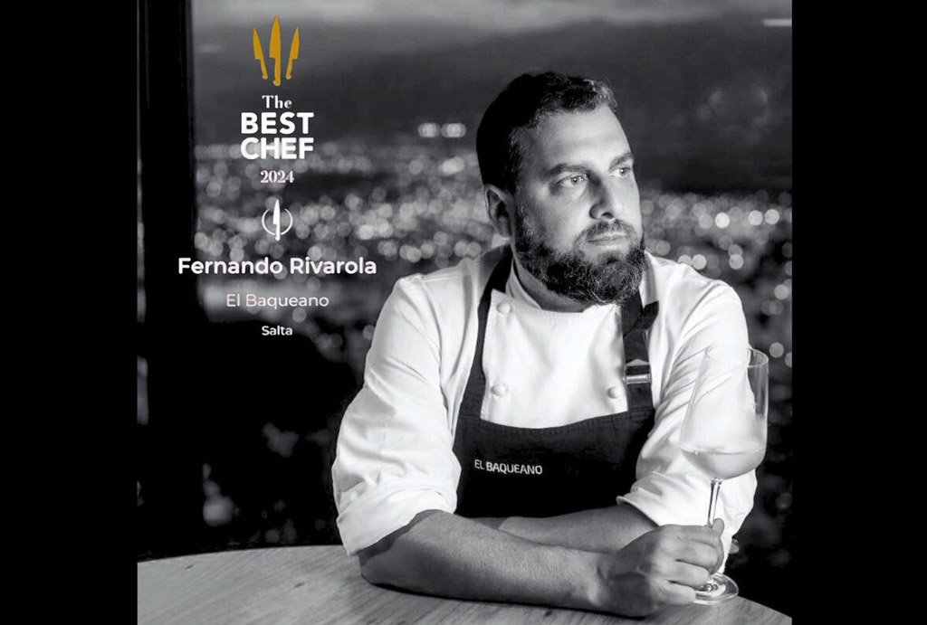 Reconocimiento internacional al chef Fernando Rivarola